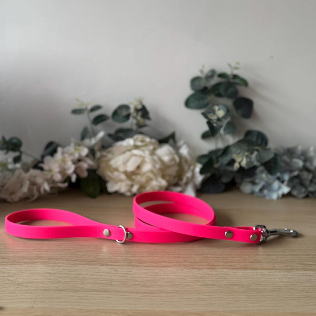 Neon Pink Waterproof Lead - Rose Gold, Stainless Steel, Silver or ...