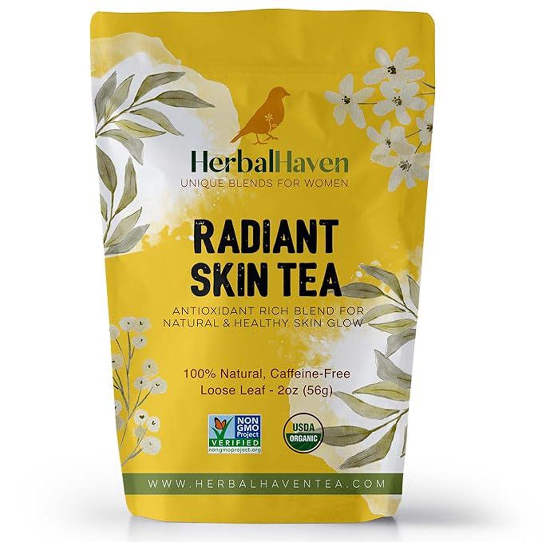 Radiant Skin Tea, Loose Leaf Herbal Tea 2oz, Caffeine-free - Etsy