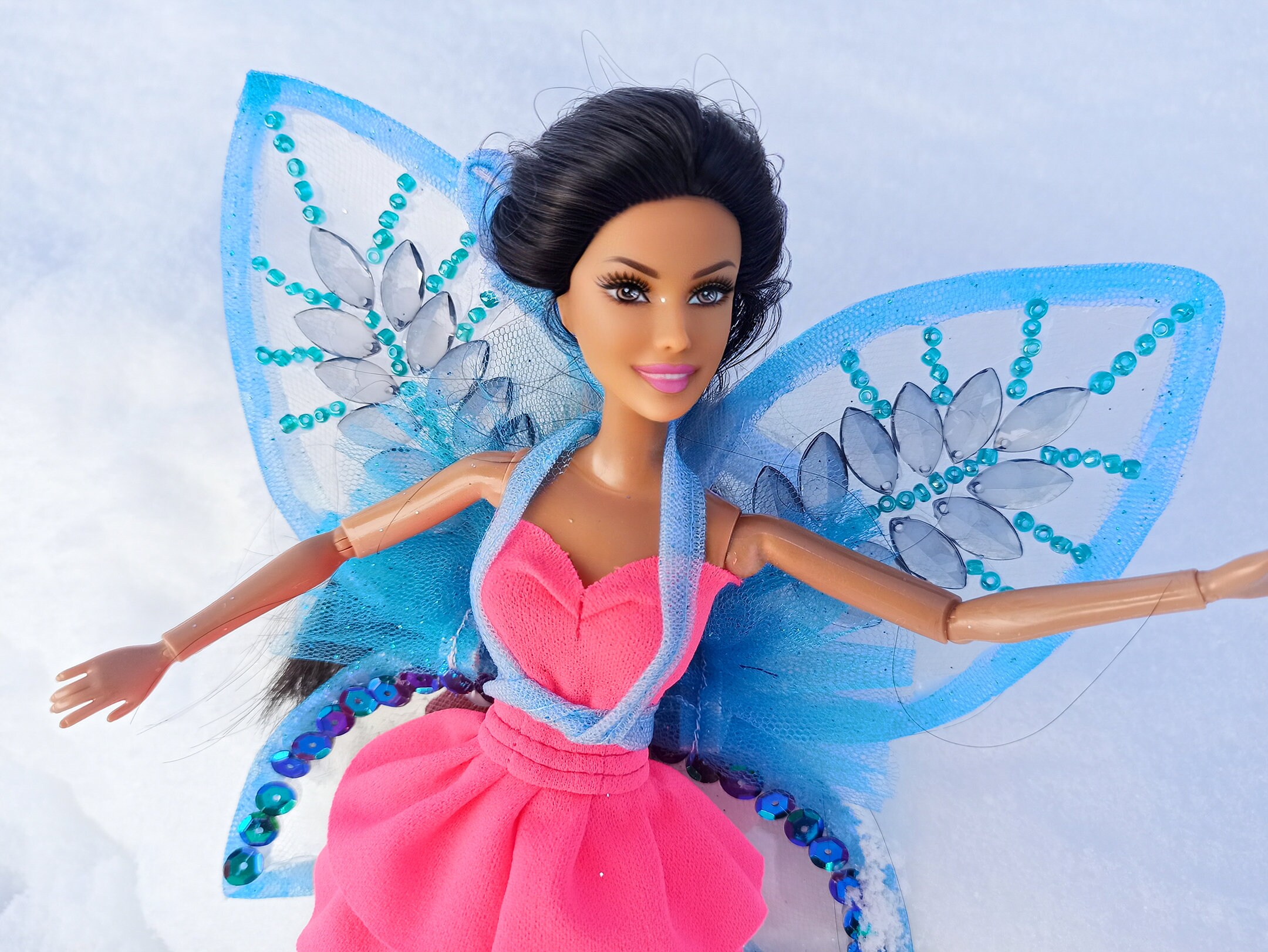 Fairy Costume for Doll With Butterfly Wings 12 Inch Doll One - Etsy