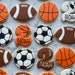 Sport Themed Cookies | Sport Birthday Favors | Basketball Cookies ...