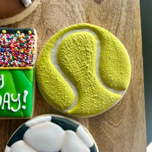 Sport Themed Cookies | Party Favors | Basketball | Soccer | Football ...