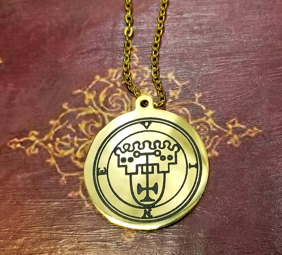 Goetia King Vine Gold Pendant | Etsy