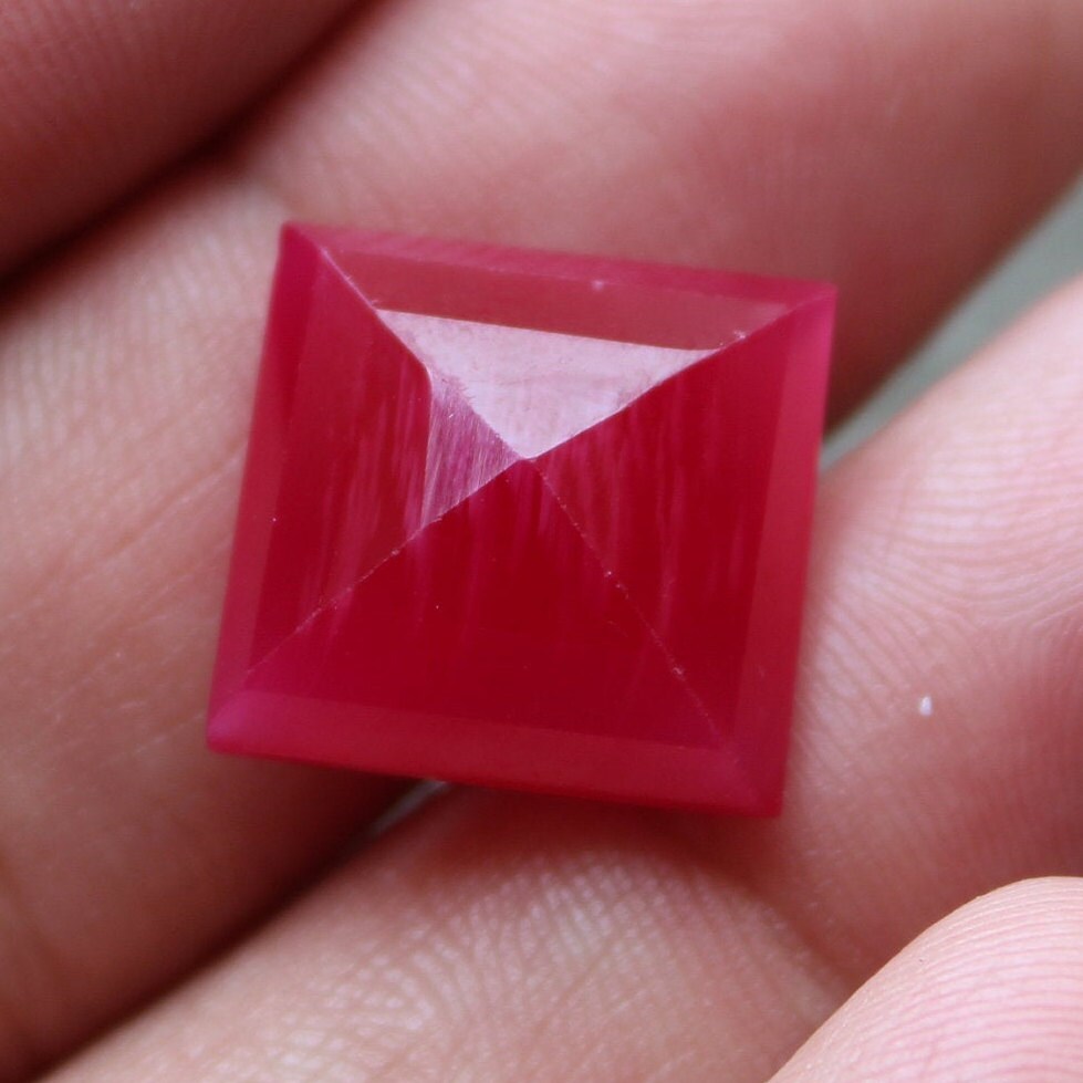 Brilliant Natural Lab Created Synthetic Ruby With Visible | Etsy