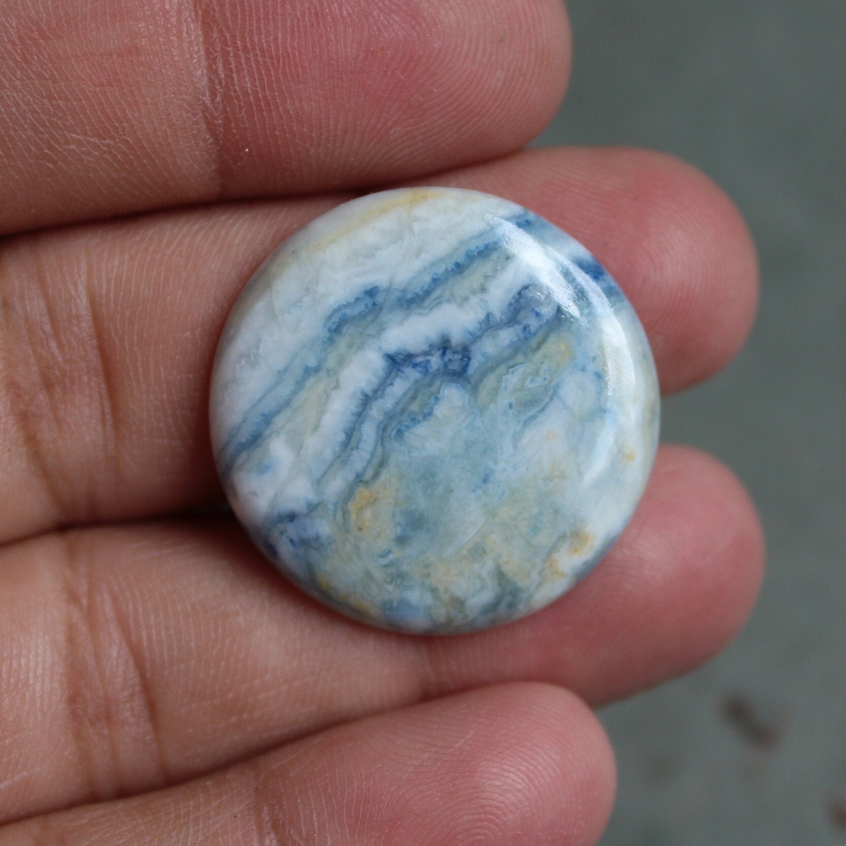 Natural Blue Rhodochrosite Cabochon Amazing Blue Rhodochrosite | Etsy