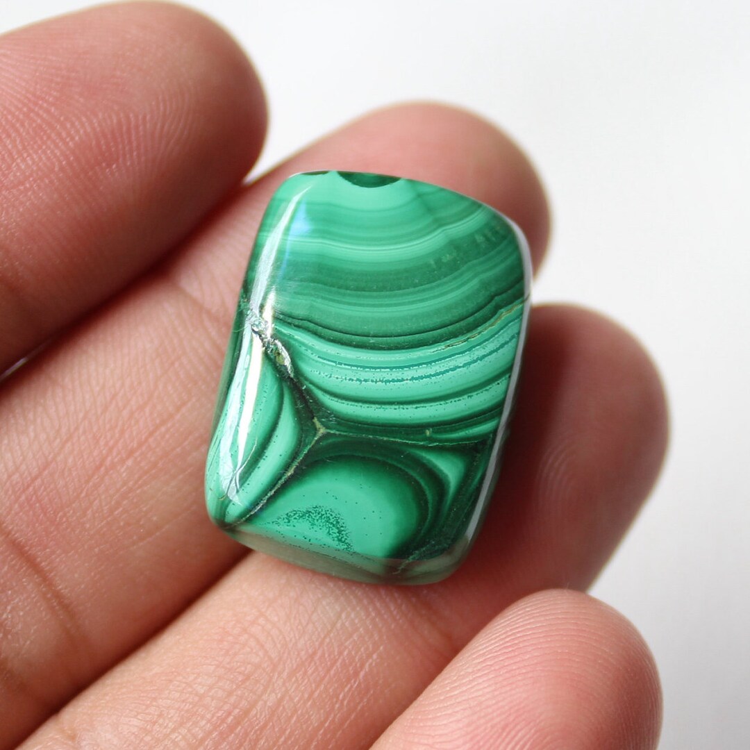 Erstaunlicher Natürlicher Malachit Cabochon Malachit Edelstein Malachit ...