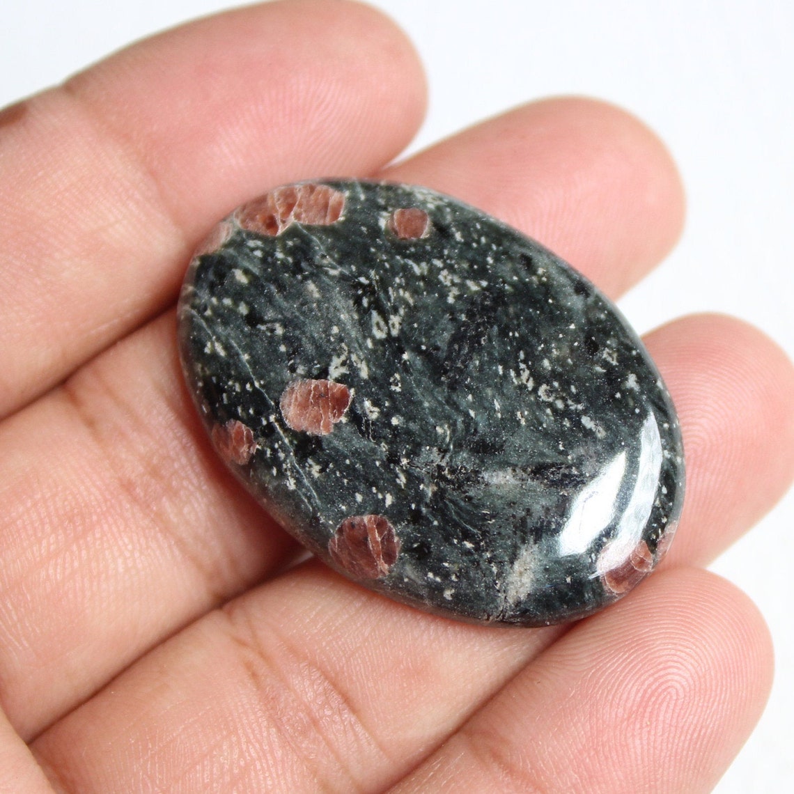 Fantastic Natural Amphibolite Red Garnet Cabochon Top Quality - Etsy UK