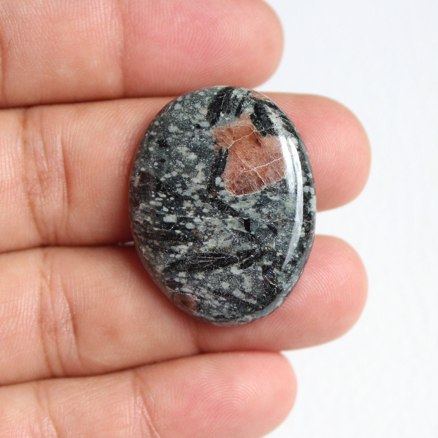 Gorgeous Natural Amphibolite Red garnet Cabochon Top quality | Etsy