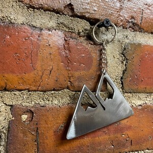 Mountain Keychain Keyring Gift Mountain Lovers Hiking - Etsy