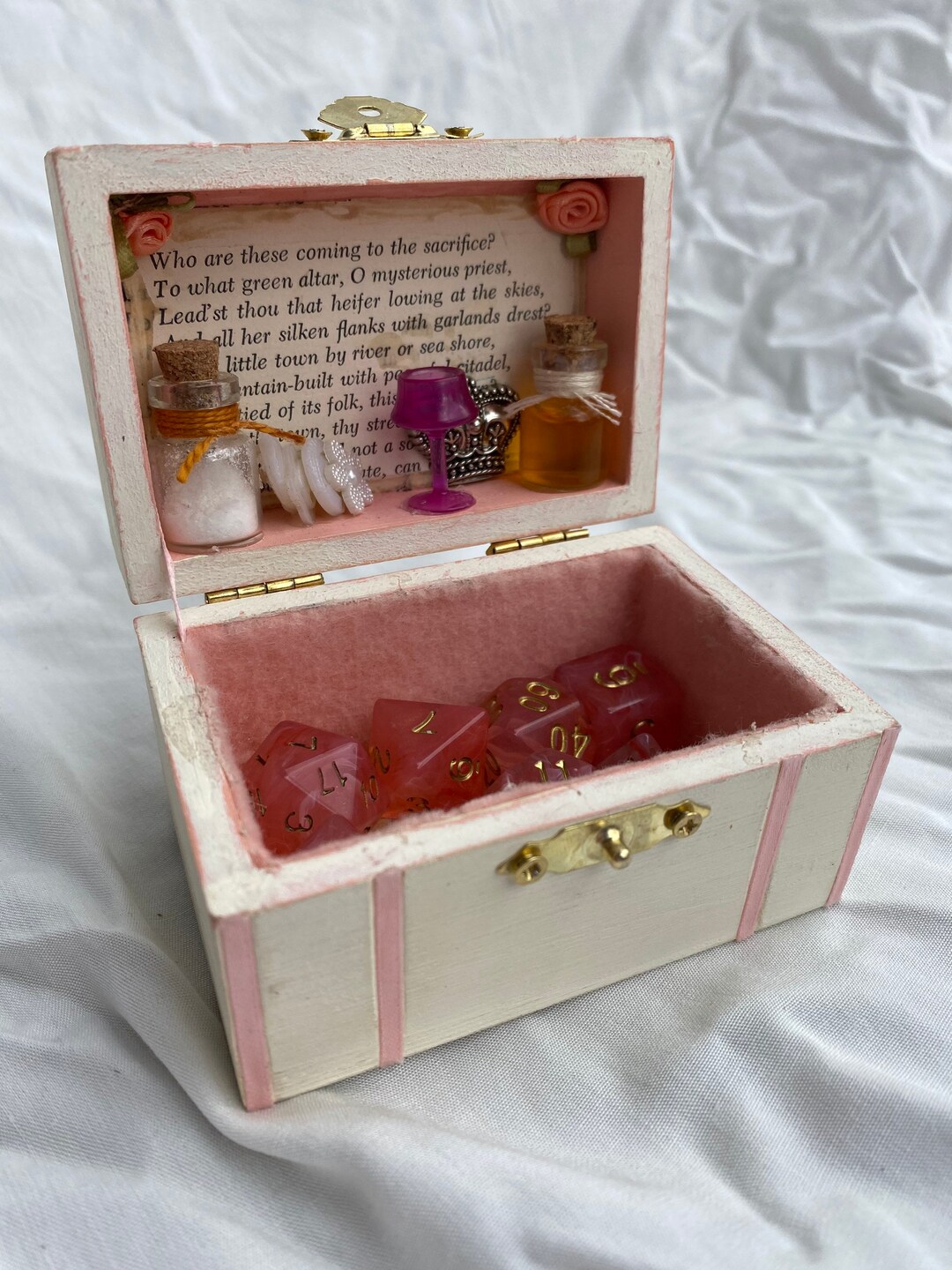 Small Dice Box glamour Bard - Etsy