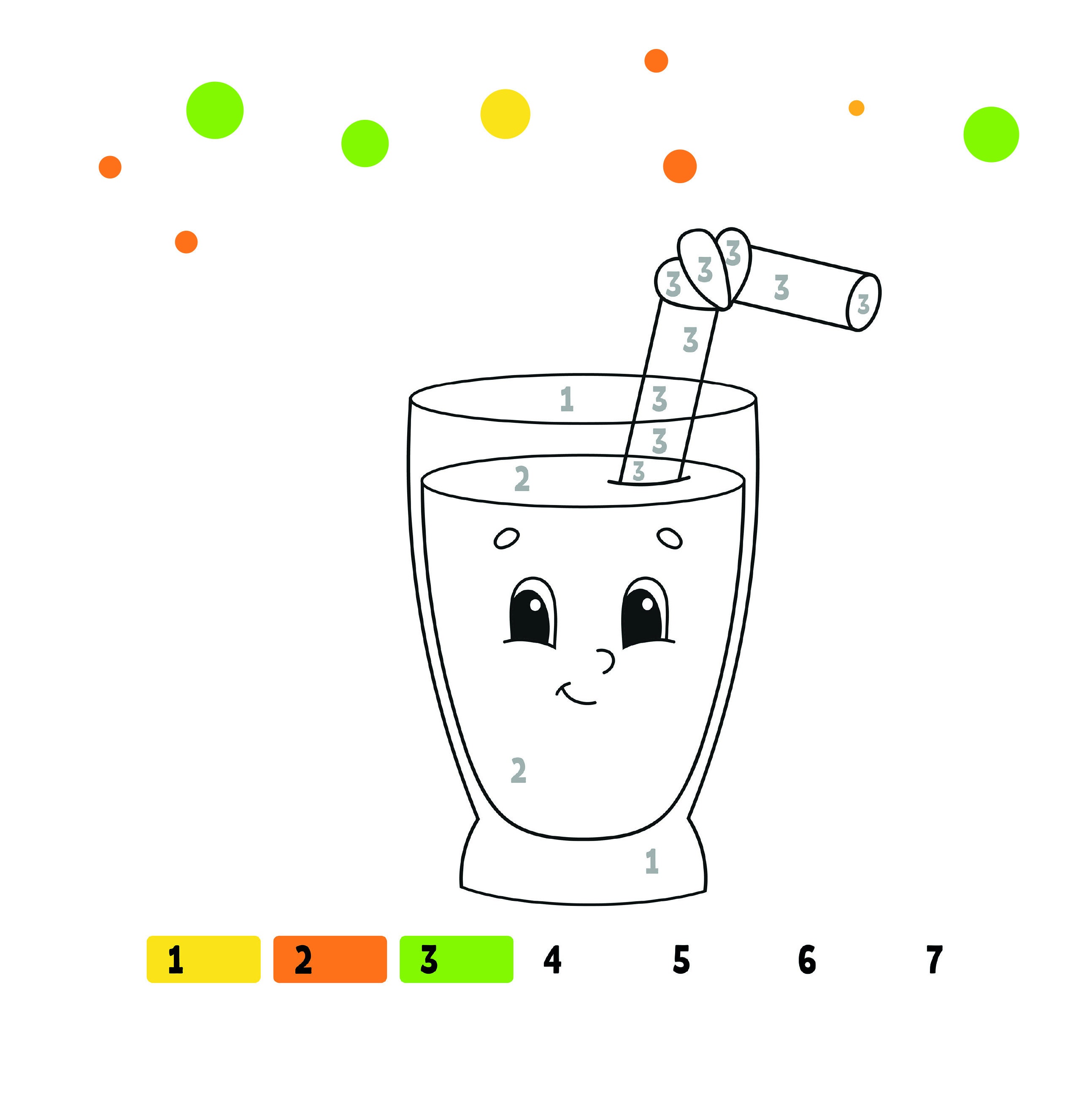 Paint by Numbers Paintbook for Children 3 years and older | Etsy