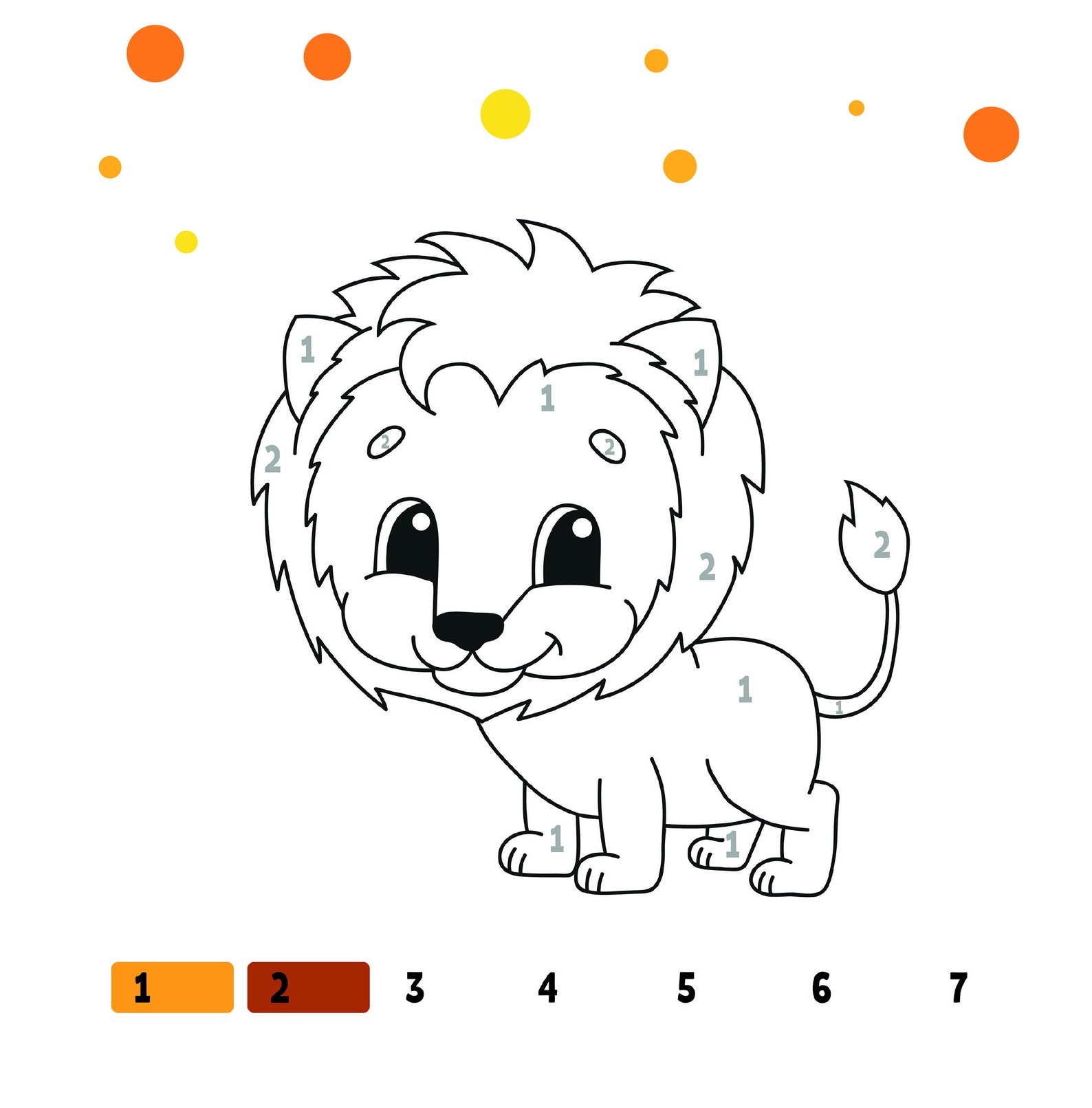 Paint by Numbers Paintbook for Children 3 years and older | Etsy