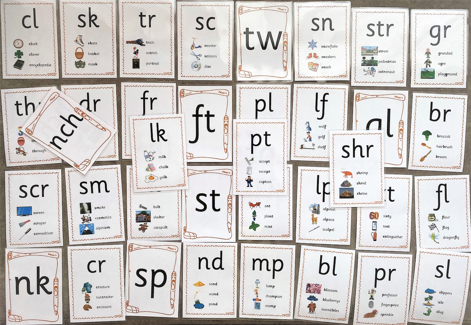 All Double Sided Phonics Tricky Words Phases 2345 Large | Etsy