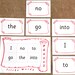 Printable PDF Key Tricky Words All Phases Large A6 Flash Cards EYFS KS1 ...