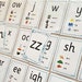Double Sided Phase3 Phonics Large A6 Flash Cards Sounds Digraphs ...