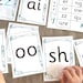 Double Sided Phase3 Phonics Large A6 Flash Cards Sounds Digraphs ...