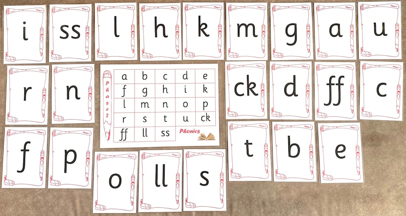 All Double Sided Phonics Tricky Words Phases 2345 Large | Etsy