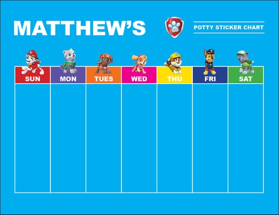Free Printable Paw Patrol Reward Chart Printable Word, 43% OFF
