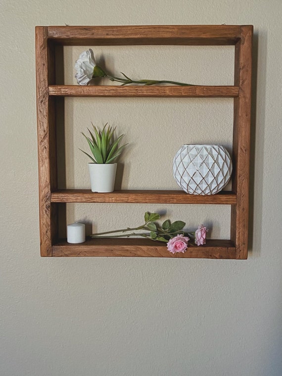 Wall Decor Home & Living Oak nick nack shelf etna.com.pe