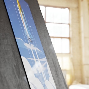 Liftoff | NASA Rocket Poster Print | Scifi Print | Original Artwork - Etsy