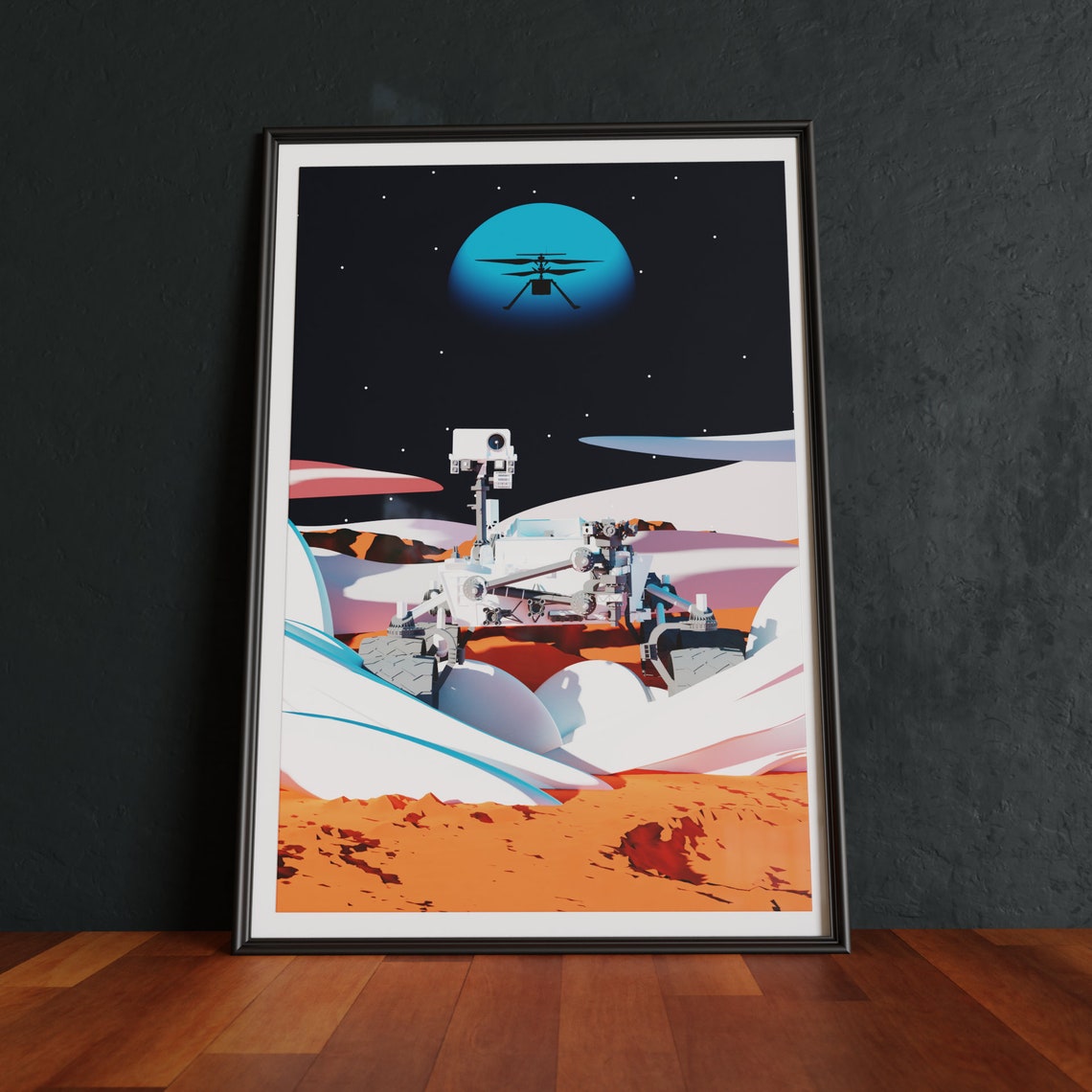 Perseverance | NASA Rocket Poster Print | Scifi Print | Original ...