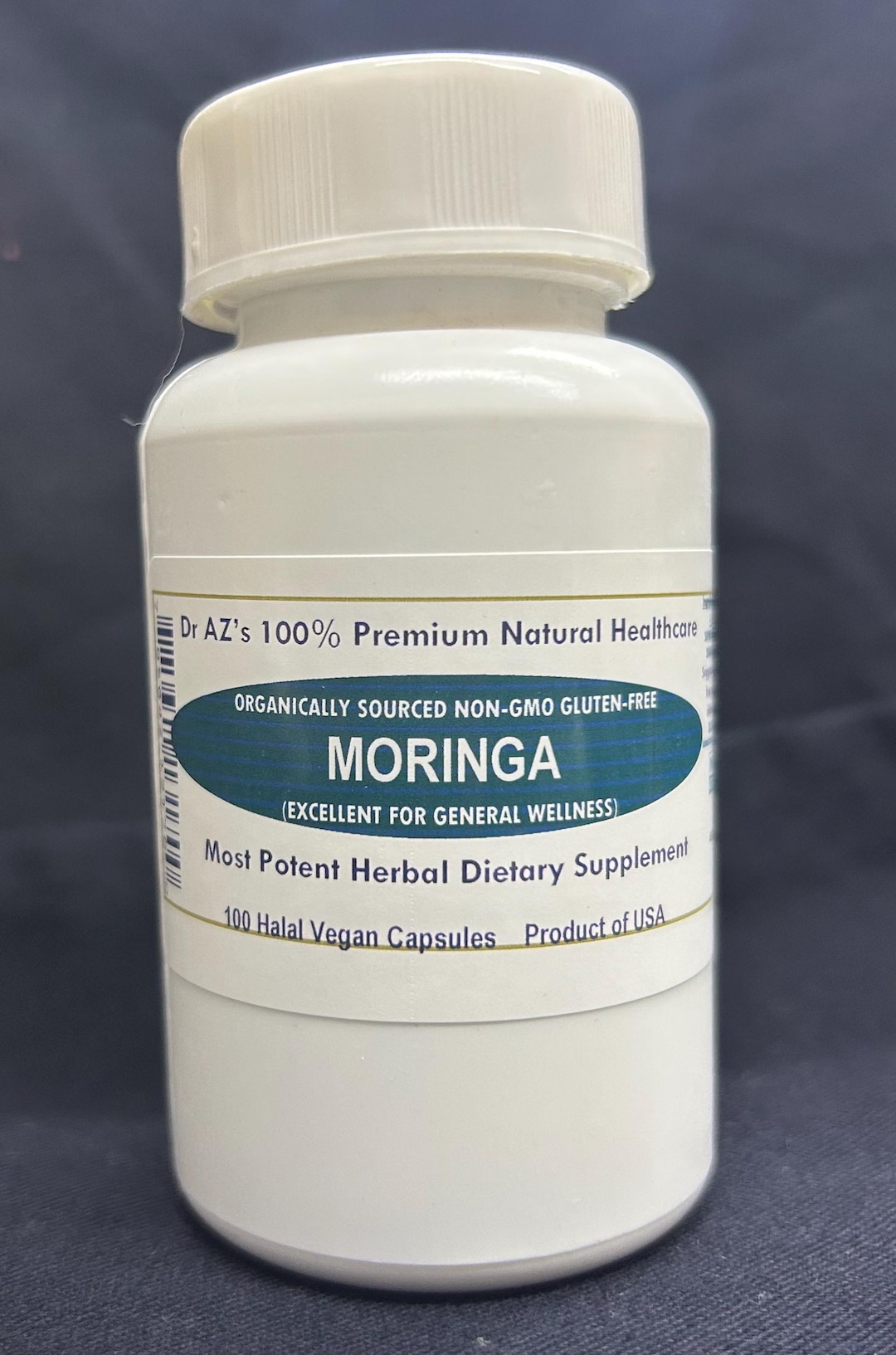 Halal Vegan Moringa Capsules: Natural Superfood, Energy Boost - Etsy
