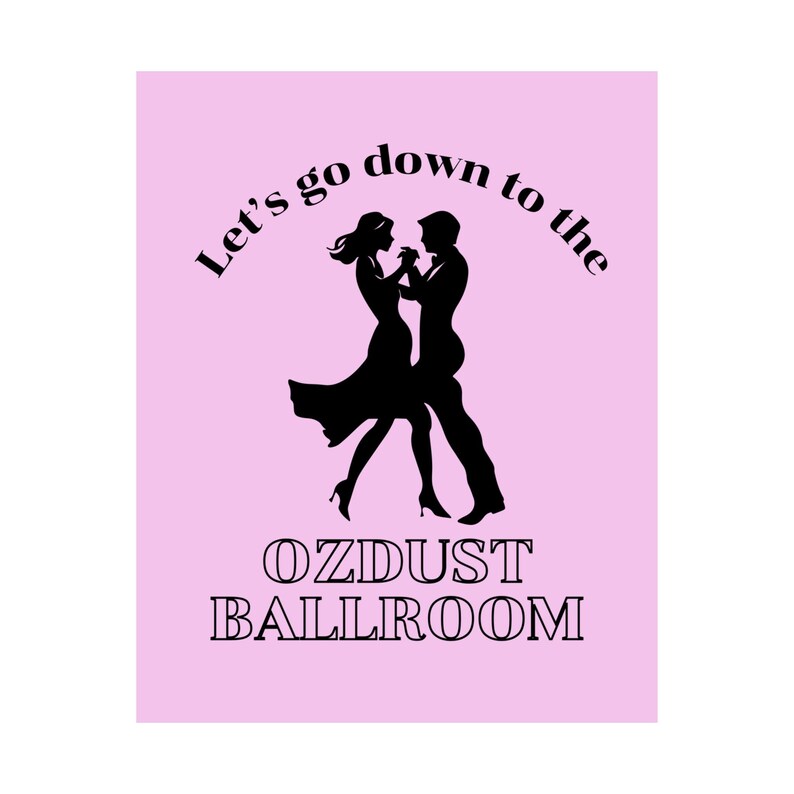 Ozdust Ballroom Pink 8X10 Vertical Matte Poster, Wicked Wall Art ...