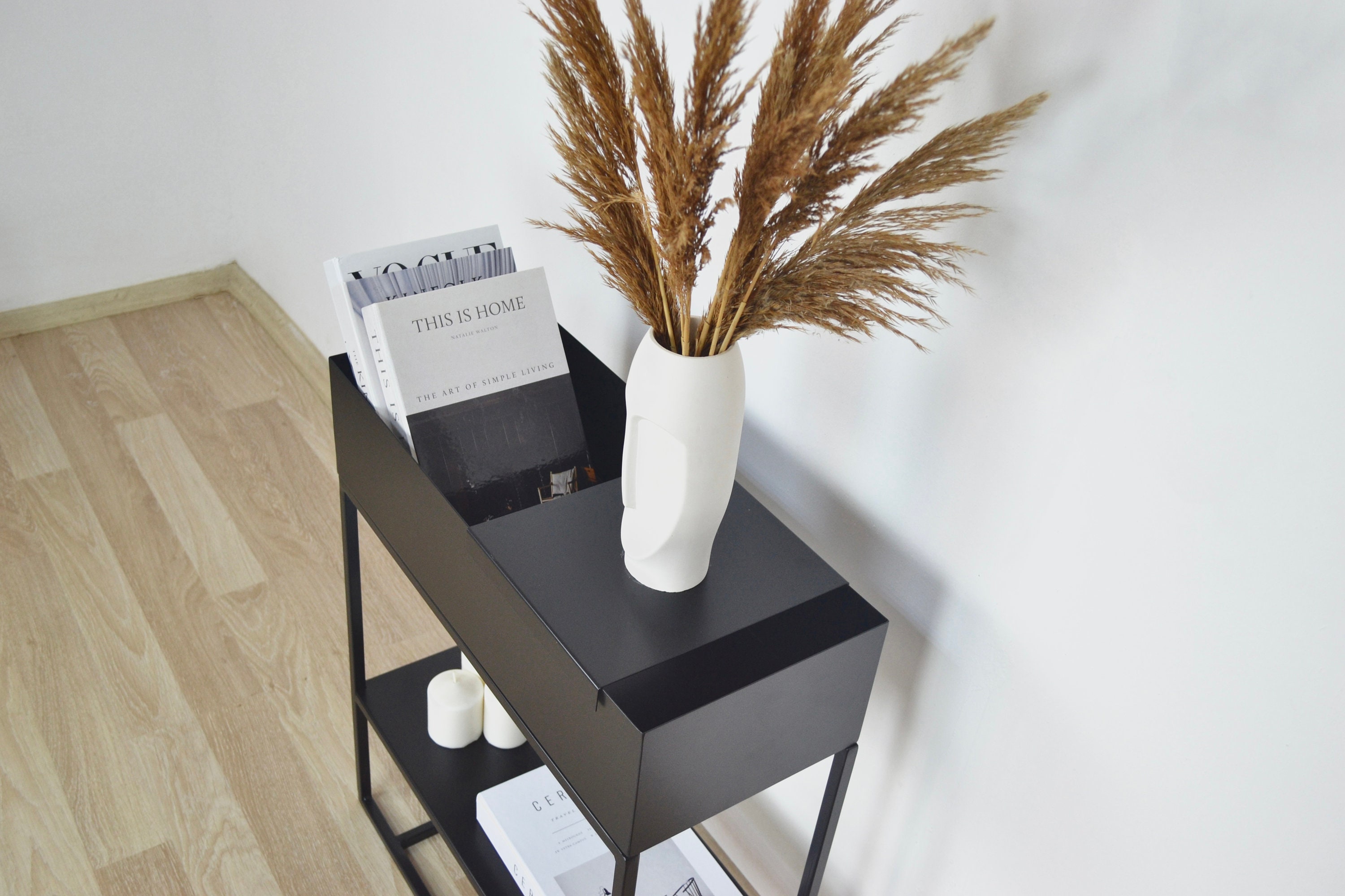 HERMES Black Console / Entryway Table / Side Table / Plantbox - Etsy