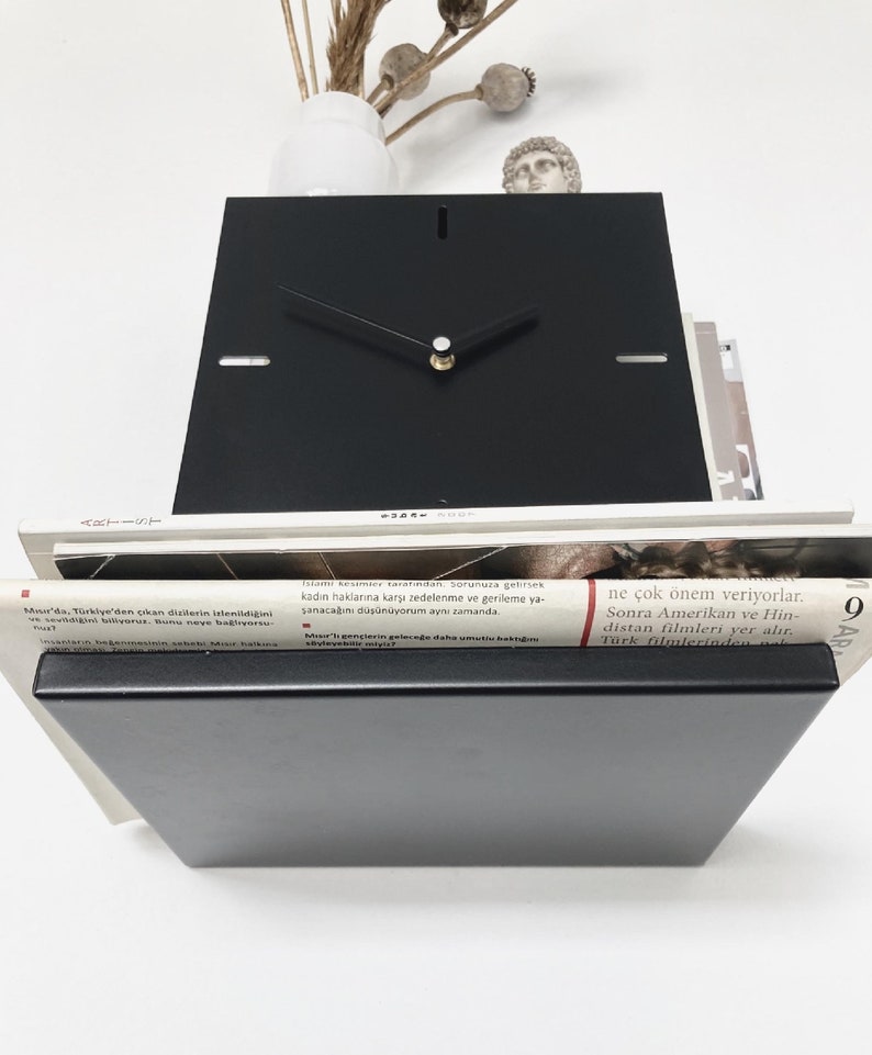 Kronos Wall Clock With Shelf six Color Options - Etsy