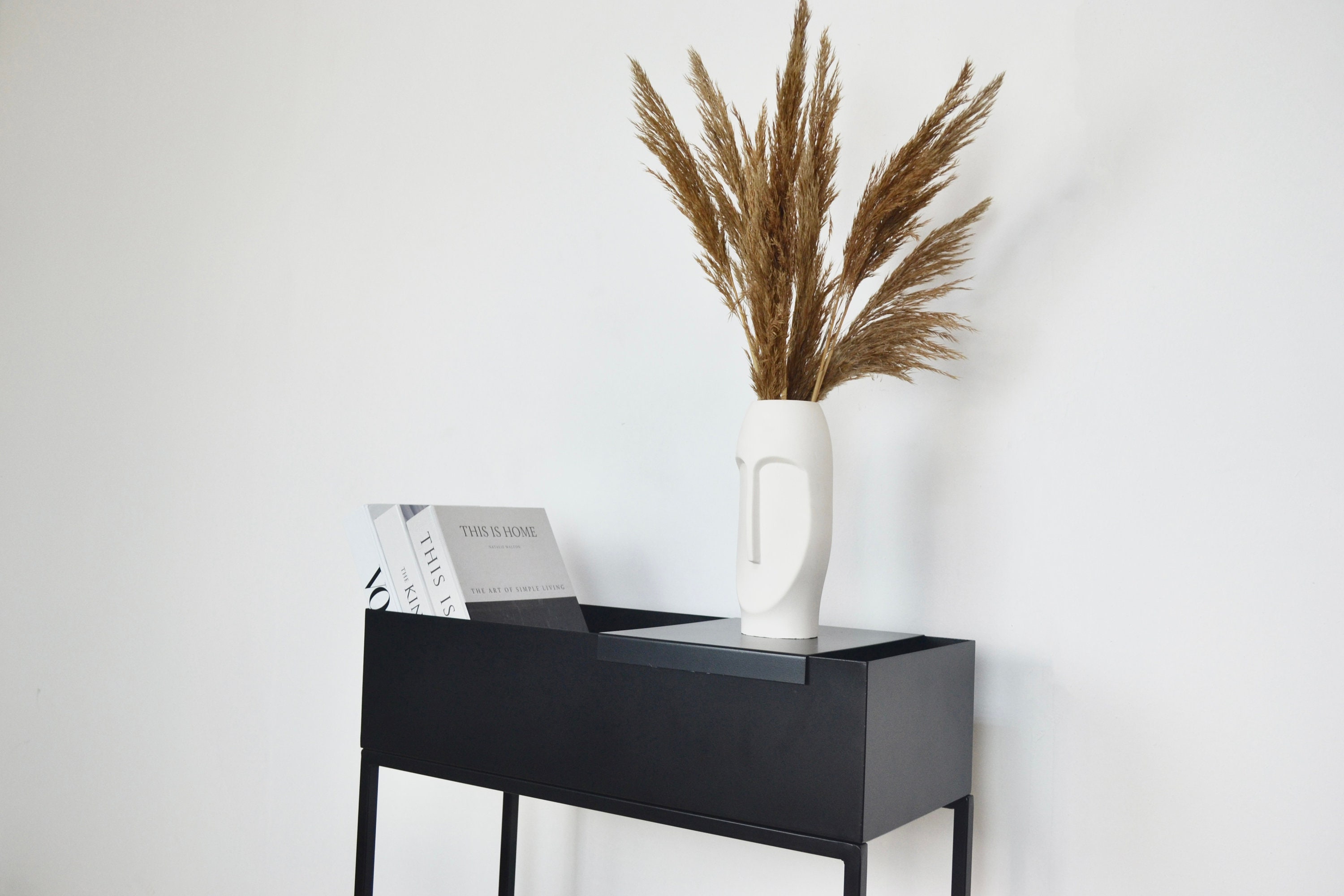 HERMES Black Console / Entryway Table / Side Table / Plantbox - Etsy