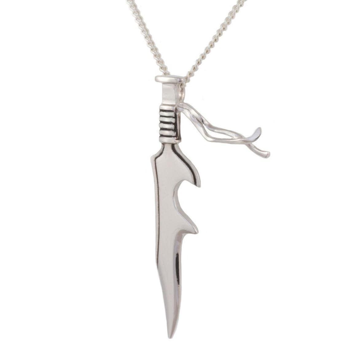 Kung Fu Crescent Moon Dagger. Handcrafted in Sterling Silver | Etsy