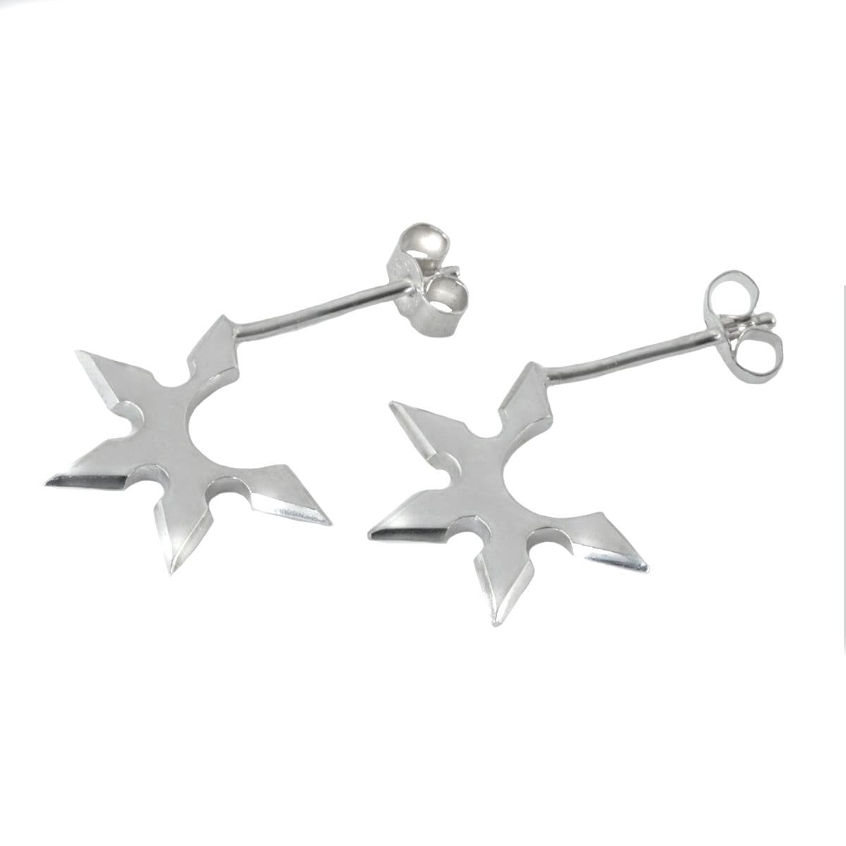 Ninja Star Shuriken Pendant Handcrafted in Sterling Silver. - Etsy