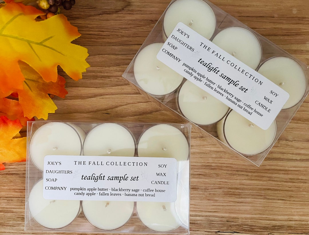 Tealight Sample Set/fall Collection/6-pk Tealights - Etsy