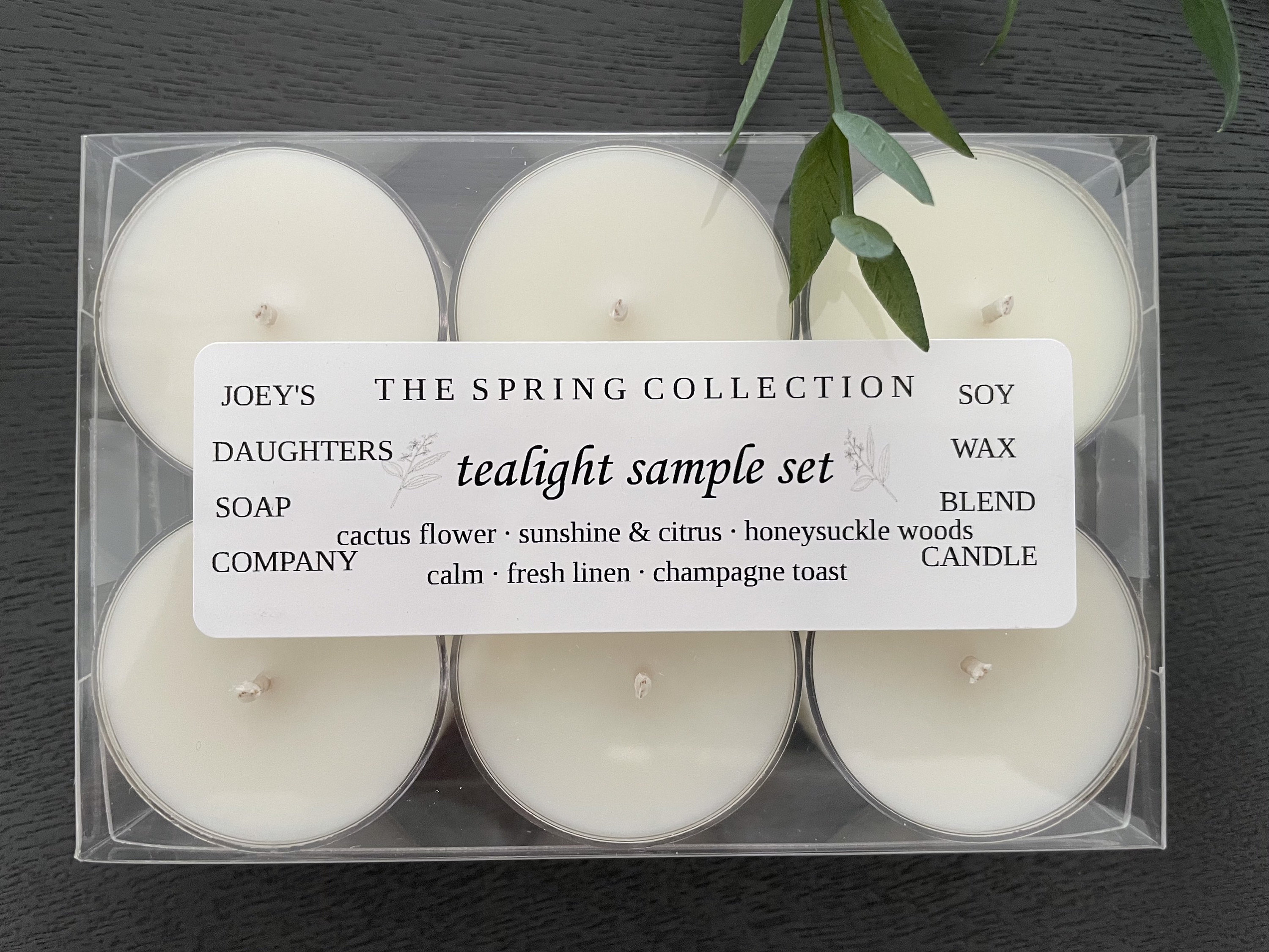 Tealight Sample Set/Spring Collection/6-Pk Tealights | Etsy