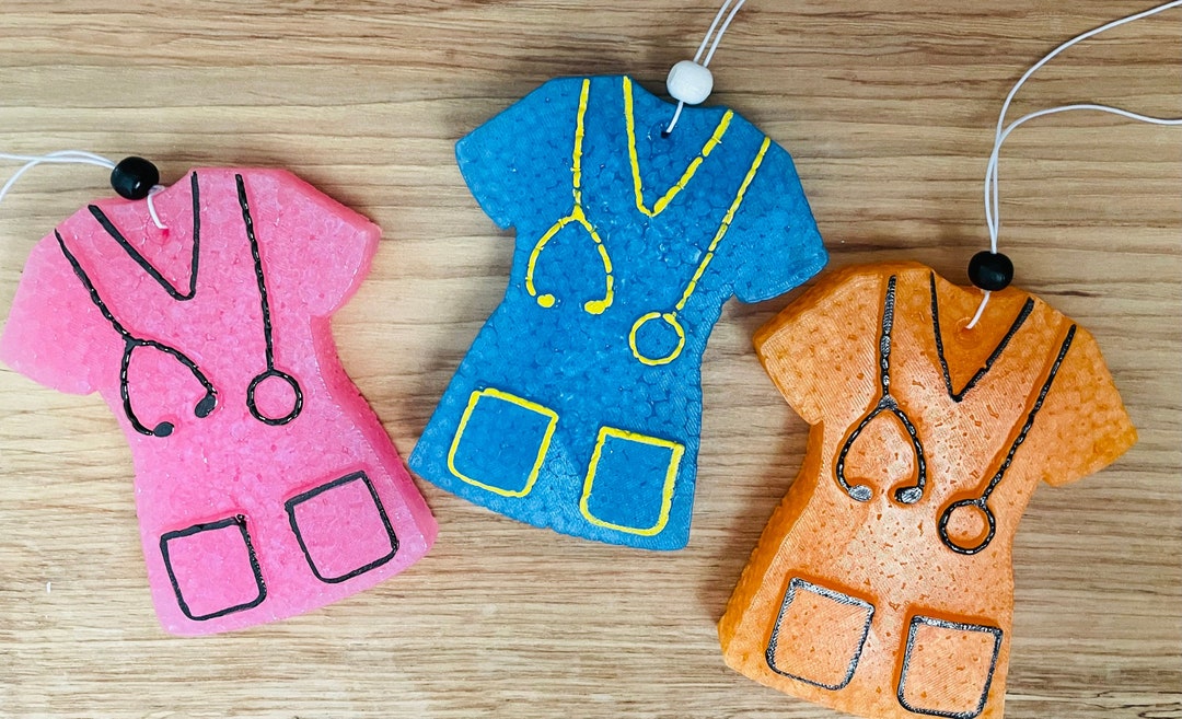 Scrub Top Car Freshie/nurse Car Freshie/car Freshener/car Accessory ...