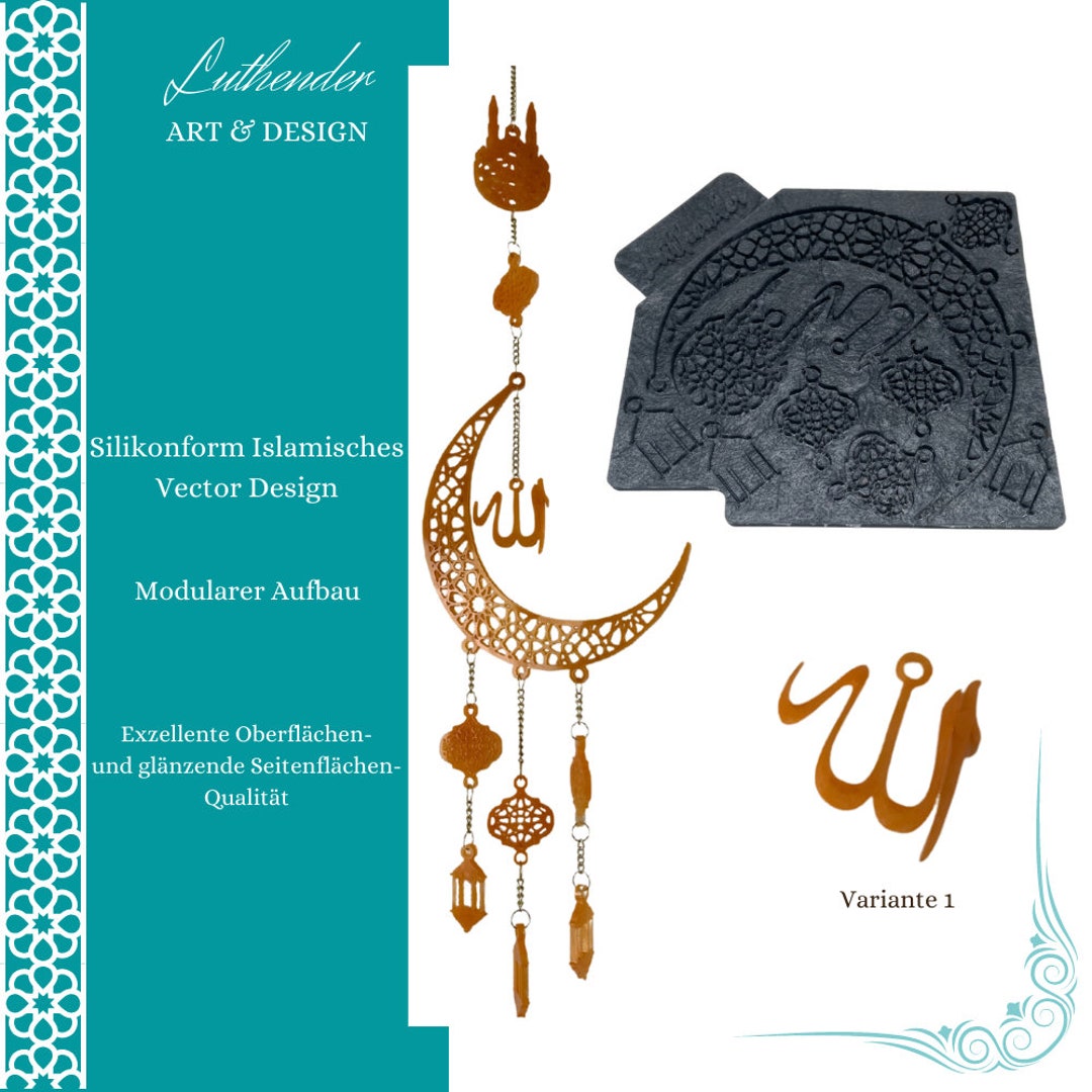 Silicone Mold Islamic Vector Design Variant 1 - Etsy