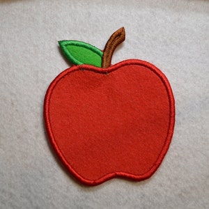 Apple Applique Embroidery Designs File - Etsy