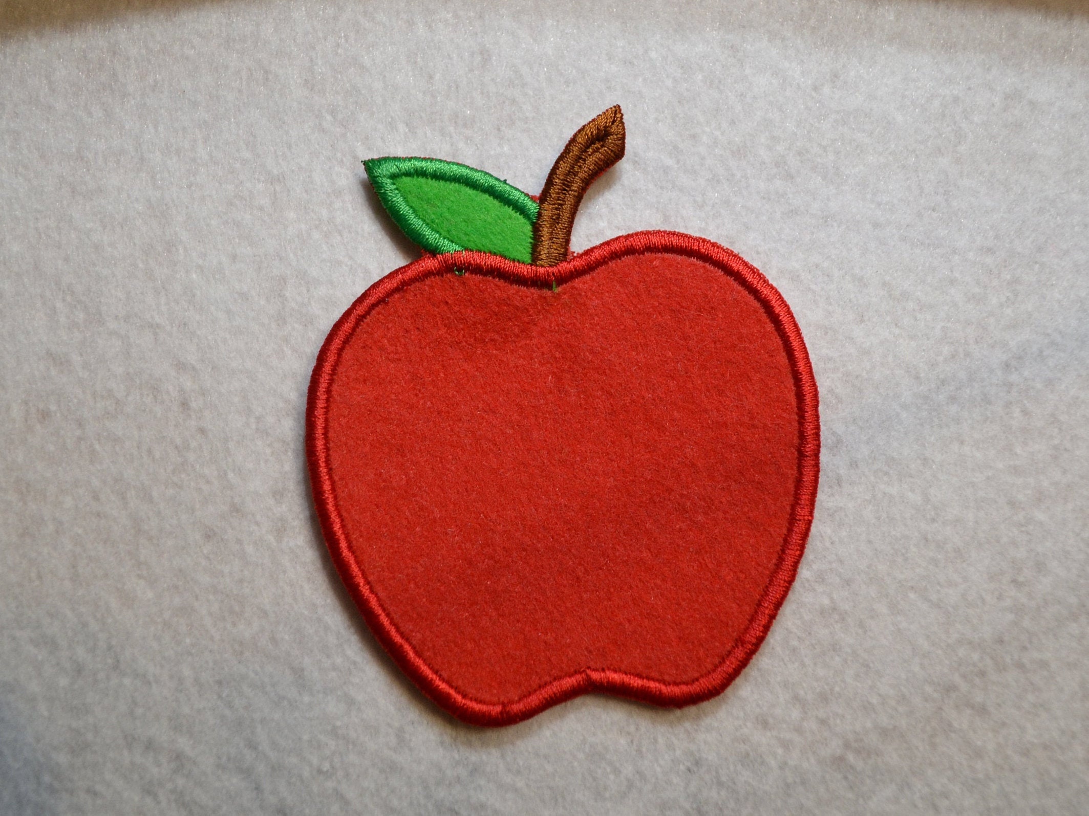 Apple Applique Embroidery Designs File - Etsy