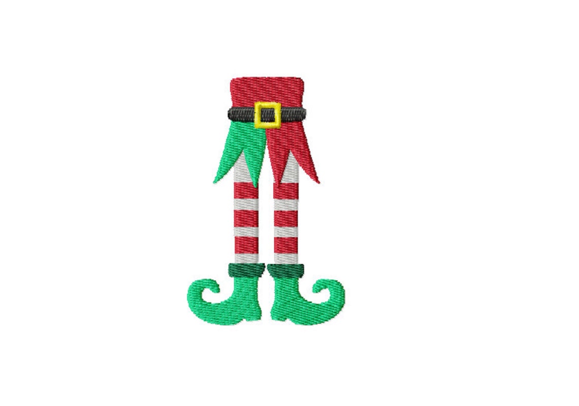 Christmas Elf Embroidery Design: Holiday Machine Embroidery File ...