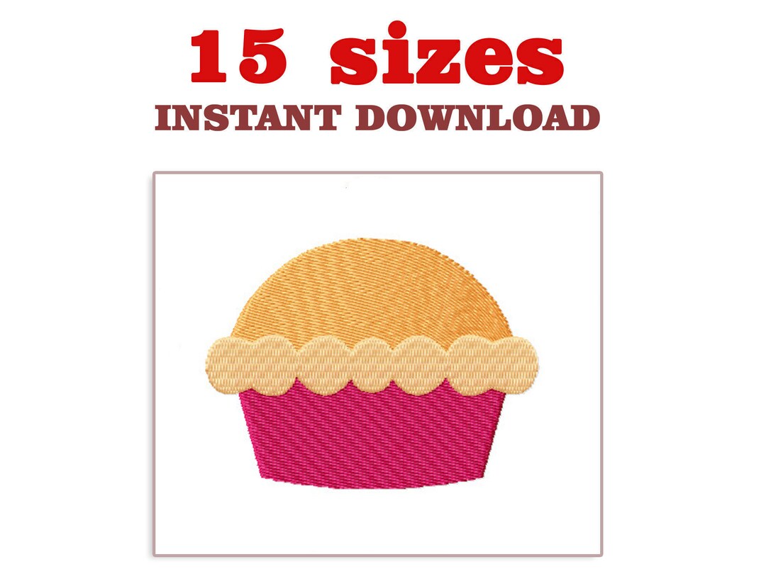 Pie Embroidery Design File, Pie Download Embroidery, Pie Machine ...
