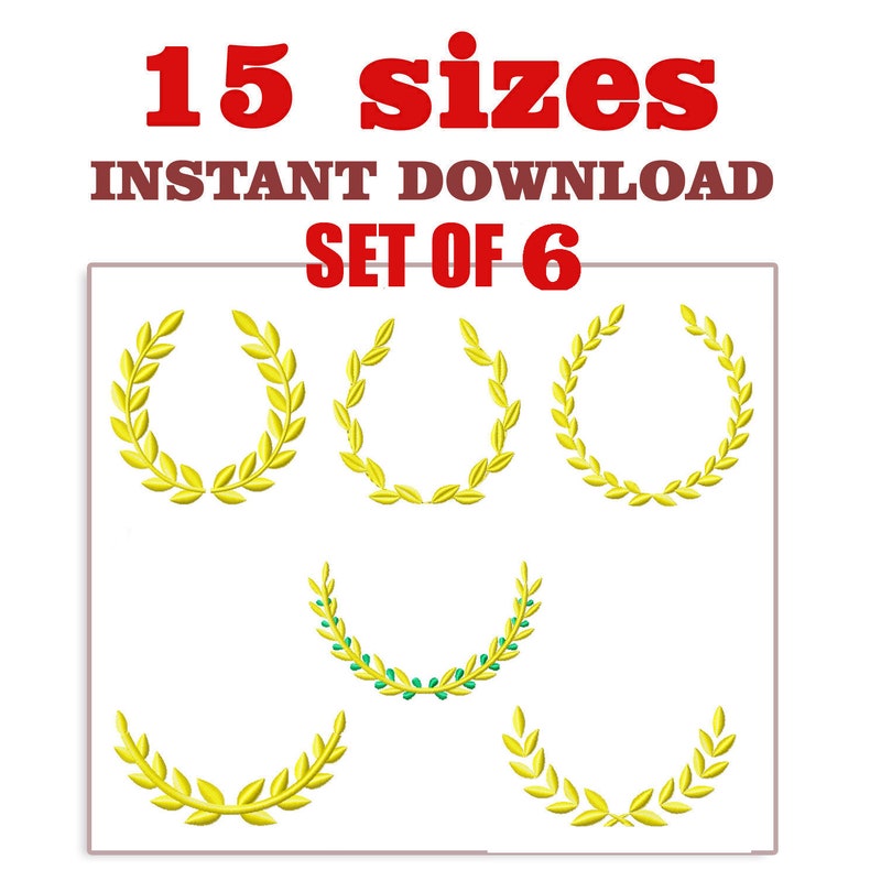 Embroidered Wreath Frame - Etsy UK