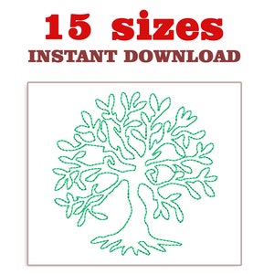 Tree of Life Embroidery Design File, Mini Tree of Life Download, Celtic ...
