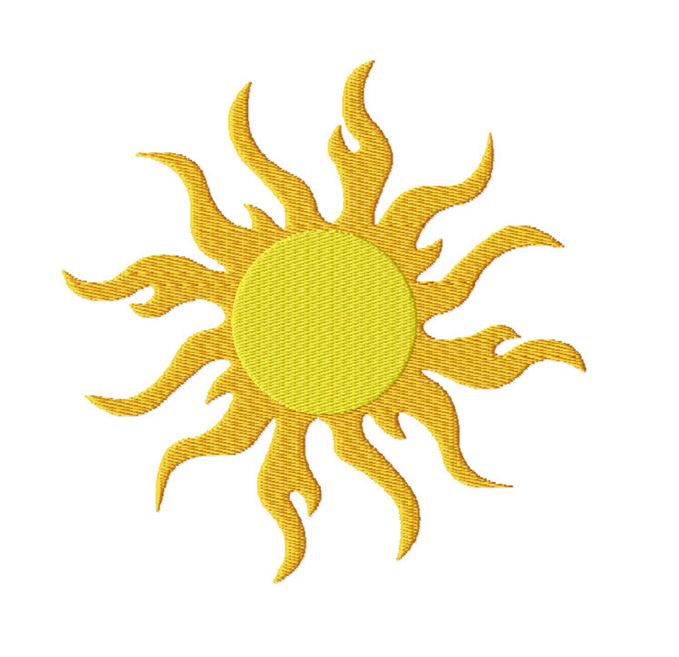 Sun Embroidery Design Mini Sun Download Embroidery Machine - Etsy