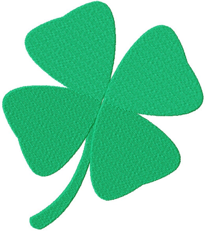 Leaf Clover Embroidery Design Clover Set of 5 Four Leaf | Etsy