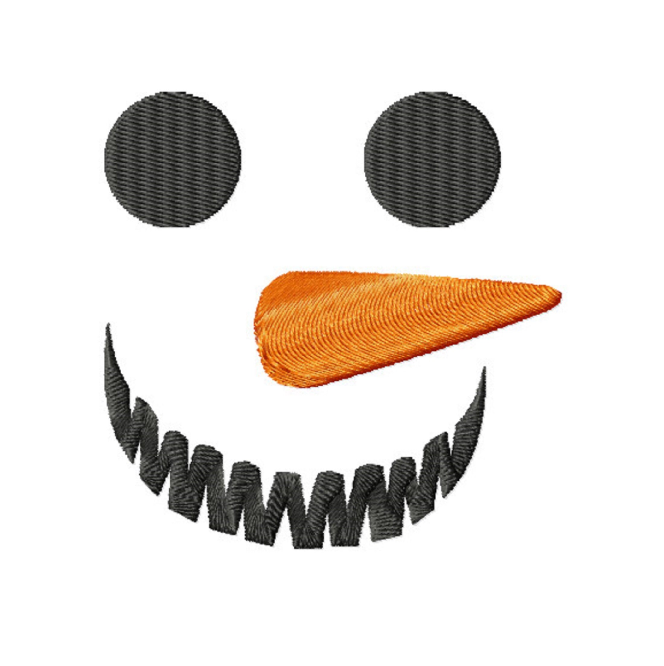 Snowman Face Embroidery Design Snowman Set of 6 Snowman Face - Etsy