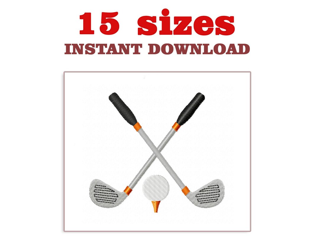 Golf Club Embroidery Design: Mini Golf File (digital Download) - Etsy
