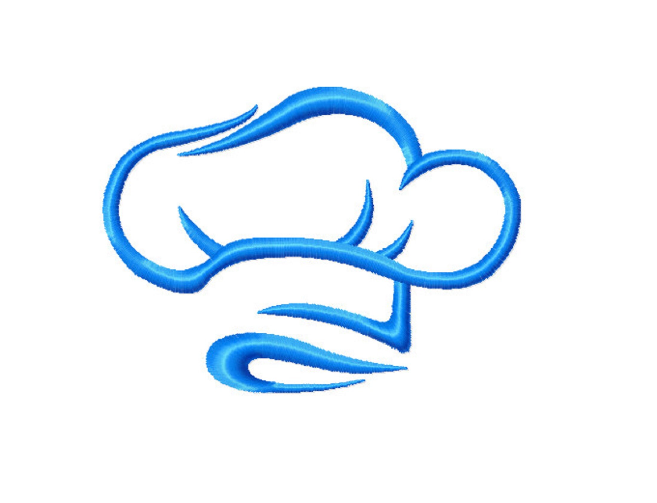 Chef Hat Embroidery Design: 5 Piece Set (digital Download) - Etsy