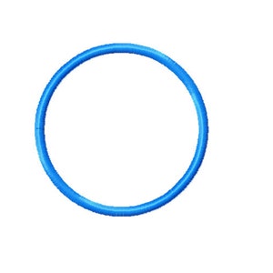 Circle Outline Embroidery Design: Mini Circle (digital Download) - Etsy