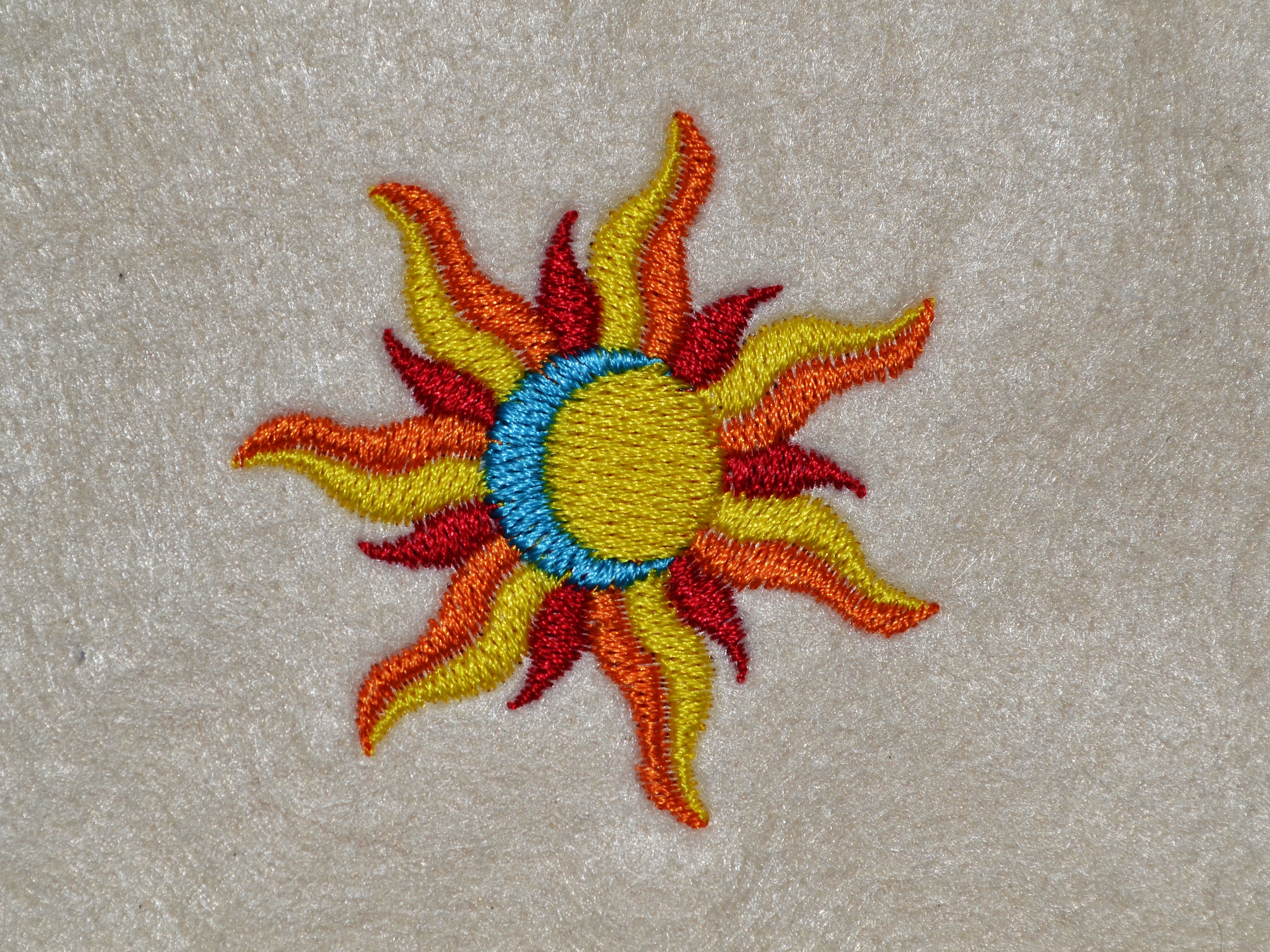 Sun Embroidery Design File Sun and Moon Embroidery Designs | Etsy