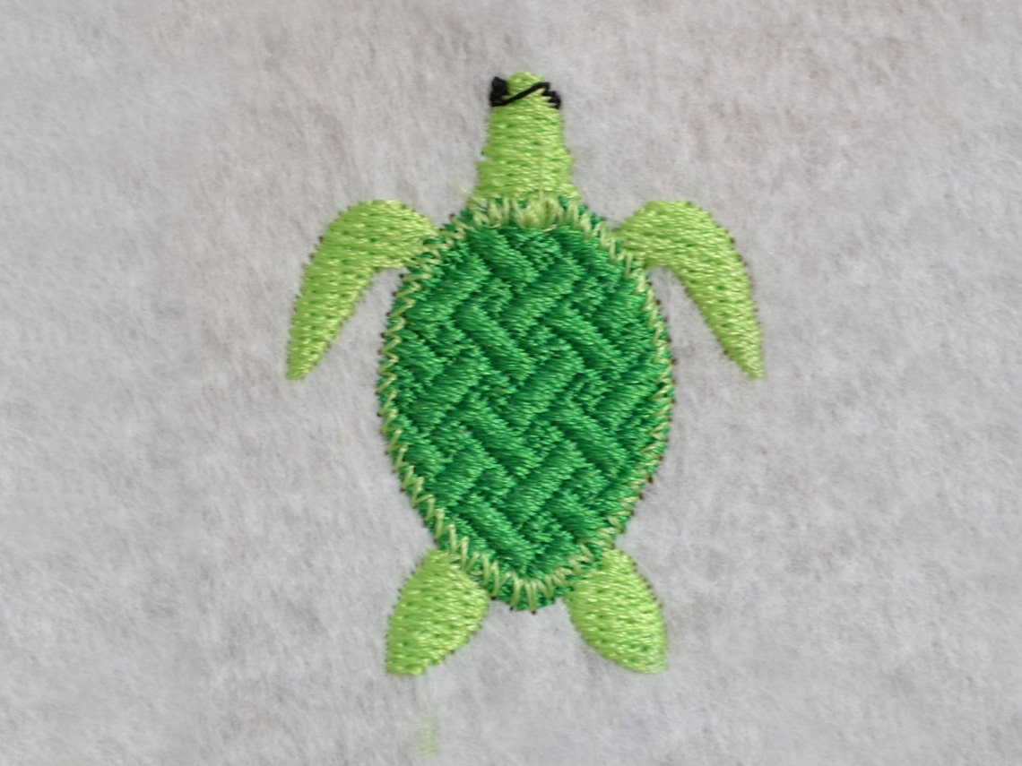 Turtle Embroidery Design Turtle Design Machine Embroidery - Etsy