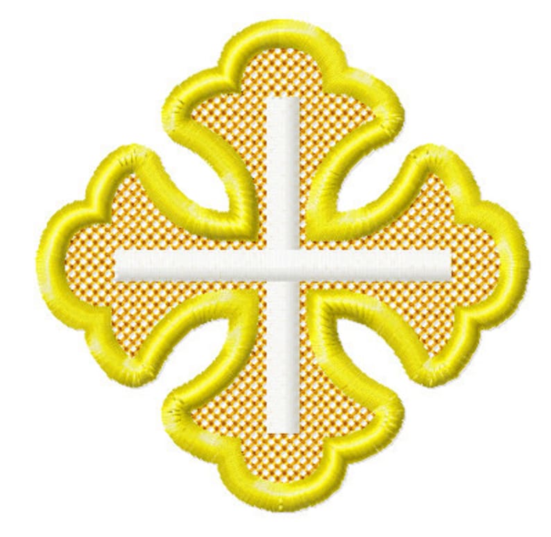 Cross Embroidery Design Patterned Cross Set of 5 Patterned - Etsy